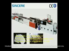 Cina Linea di produzione di estrusori per fogli di plastica a cartone in PVC in schiuma Automatica in vendita