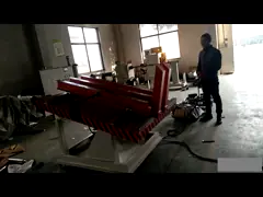 Il centro di inclinazione automatico del trasformatore che impila la tabella 90 gradi monta la piattaforma