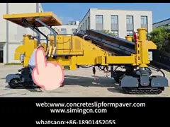Slip Form Highway Paving Equipment Sidewalk Slipform Curb Machine