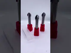 Custom End Mills for Machining Of hardness Workpieces Shank Diameter Customized Copper Alloy