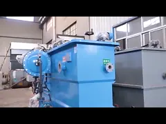 Dissolved air flotation equipment sea fish washing DAF waste water treatment machine