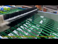 The best partner of cup making machine - cup stacking machine