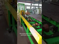 Axial and radial eddy current combined nondestructive testing of round rod