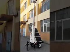 solar portable camera small trailer