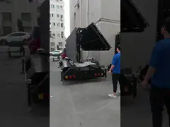 China High Efficiency Energy Saving Solar Power Led Display Screen Trailer P3 P4 P5 For Product Promotion for sale