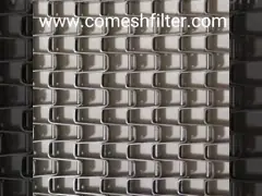 China 304 Stainless Steel Great Wall Honeycomb Conveyor Belt For Food Processing for sale