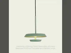 Nordic postmodern minimalist restaurant aluminum chandelier store pendant lamps