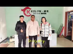 Warmly welcome clients from exhibition come to visit us![鼓掌][鼓掌]Kolon