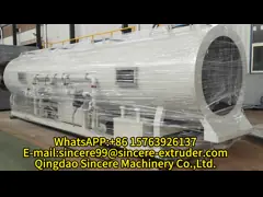 China PE Thermal Insulation Wiring Flexible Pipe Making Machine Manufacturing Extrusion Line for sale