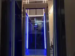 15M Travel Heavy Duty Compact Residential Elevators Home With Enhanced Microcomputer Control