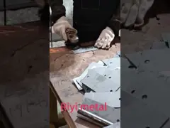 '''polishing metal cutting by laser machine, polishing the edge''