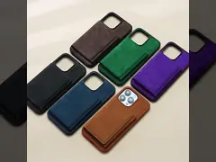 Pu Leather Mobile Case Cover Magnetic Magsafe Shockproof For IPhone 16 15