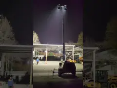 China Strong Drive Mobile Diesel Lighting Tower 220V/50HZ For Open Pit Lighting for sale