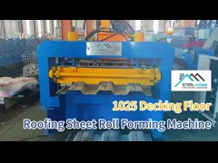 China Adjustable Cutting Length Steel Floor Deck Roll Forming Machine For 13T Load Capacity In High Demand for sale