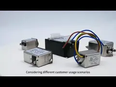 Linea elettrica monofase del filtro antidisturbo da corrente alternata su guida DIN filtro per apparecchiature elettroniche