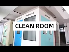 China Huaao Magnesium White Partition Wall Rooms 7 Workshop Class Operating Clean Room ISO Portable Modular Clean Room System with HEPA Filter Expandable Cleanroom for sale
