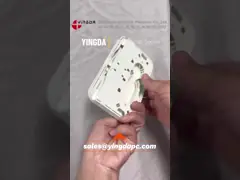 China Plastic 1 Core SC/APC Fiber Optic Wall Mount Outlet Socket Panel Termination Box Rossette NAP for sale