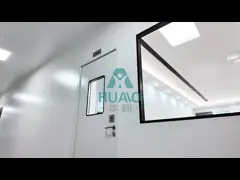 China Huuao 600*600 aluminum buckle integrated ceiling panel light embedded LED integrated ceiling flat panel light clean room lamp for sale