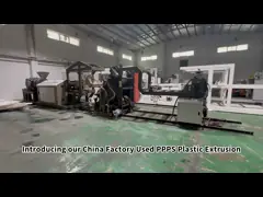 Plastic extruder machine, precise extrusion, casting excellent sheet quality.