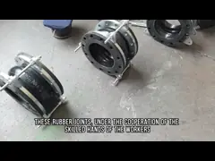 PN6-PN40 Flanschfarbe anpassbar Einkugel flexibler Gummigewinde