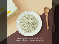 2024 The Newest Product Tofu & Bentonite Mixed Super Absorbent Cat Litter Deodorant Plant Fiber Flushable Clean Litter