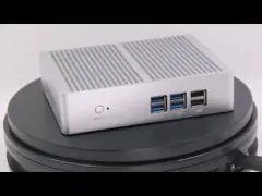 China Intel Celeron And Core Fanless Mini PC With DDR3 RAM 8GB Support Dual Screen Display for sale