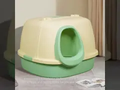 China Big Mouth Monkey Corridor Cat Litter Box 57.5×56.4×40cm 3000g Multi-Cat Odor Control for sale