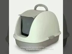 China Odor Elimination Enclosed Cat Box Deodorize Large Covered Cat Litter Box for sale