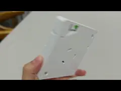 China FTTH Indoor ABS 1 Core SC Adapter Invisible Fiber Optical Rosette Box ABS White fiber box for sale