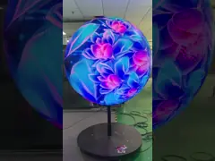 China Customized 1.8m Diameter P4.8 Spherical LED Display for Immersive Viewing Experience for sale