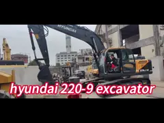 2021 Hyundai 220-9s R220 Crawler Used Excavators in Shanghai and Low Fuel Consumption