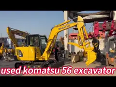Working Condition 5 Ton Mini Digger Komatsu PC56 Used Excavator With Good Performance