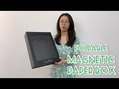 China Black Matte Magnetic Rigid Box Premium Packaging For Clothes With PVC Window for sale