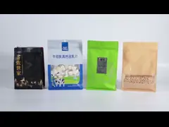 China 2025 New Tea Packaging Bag Custom Printing Manufacturer Wholesale Plastic Composite Zipper Bag Moisture-proof for sale