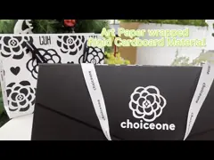 Foldable Boxes with Ribbon Handle