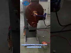Welding the stainless steel with customized tube seam welder