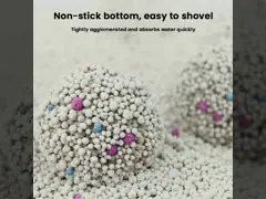 Sustainable Spherical Bentonite Cat Litter Grey 100% Natural Clay Kitty Litter