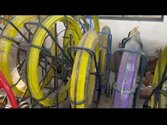 China 120m-300m FRP Duct Rodder Fiberglass Conduit Rodder For Plastic Pipe Laying for sale