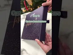 Customization Rigid Drawer Box With Ribbon Handle Gift Packaging Box