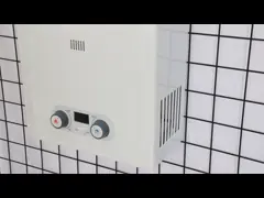 Flue Exhaust Type Instant Gas Water Heater Double Knob White