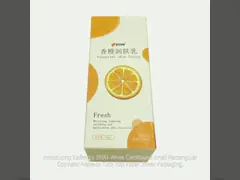 Wholesale Custom Logo 350g White Cardboard Small Rectangular Cosmetic Makeup Tuck Top Paper Boxes Packaging