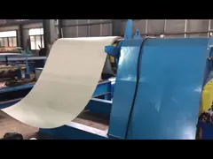 Glazed tile roll forming machine with hydraulic decoiler