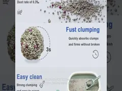 OEM Bentonite Cat Litter Sand Dust Free 1mm-3mm Bentonite Litter Sand