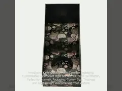 Custom Skin Care Box Packaging Clamshell Printed Cosmetic Beauty Box Flip Rigi Gift Box Packaging