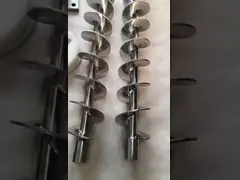 China Fully Thread Covered Insulated Jacketed Thermal Screw Conveyor With Adjustable Outlet Height for sale