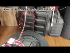 ZK-MT21S 2x50W+100W 2.1 canale Subwoofer Digital Power Amplifier Board AUX 12V 24V Audio Stereo Blu