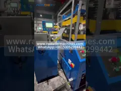wavy fin reciprocating fin press machine for heat exchangers