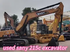 2022 Model Sany 215 Mini Digger Machine with MITSUBISHI Engine and 0.93m3 Bucket Capacity