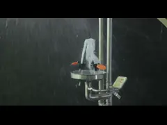 304 Stainless Steel Emergency Shower And Eyewash Station 120 - 180L/Min Flow Rate