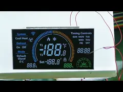 3.3V VA LCD Display Panel Black LCD Segment Display 46PIN White Backlight